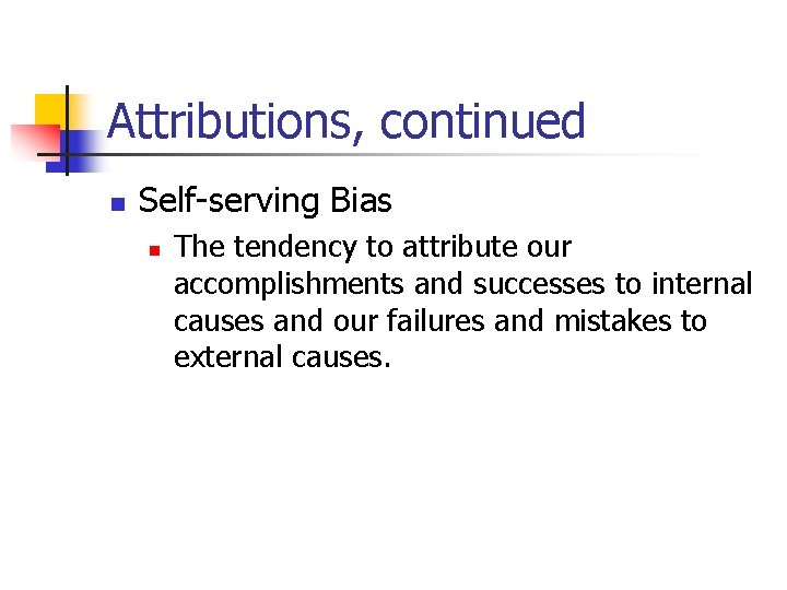 Lecture 6 Social Psychology Outline n n Introduction