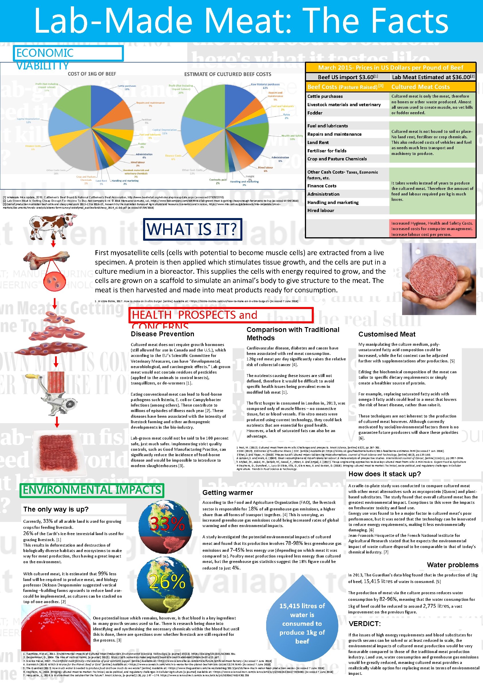 LabMade Meat The Facts ECONOMIC VIABILITTY March 2015