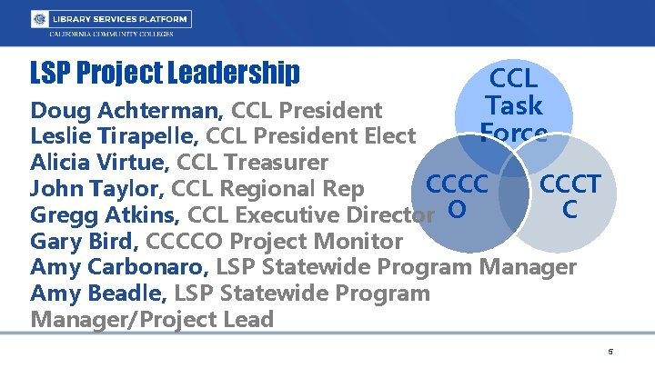 Library Service Platform Project Update Prepared by Amy