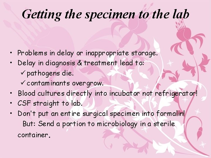 Diagnosis of Microbial Infection Patient Nonmicrobiological ...