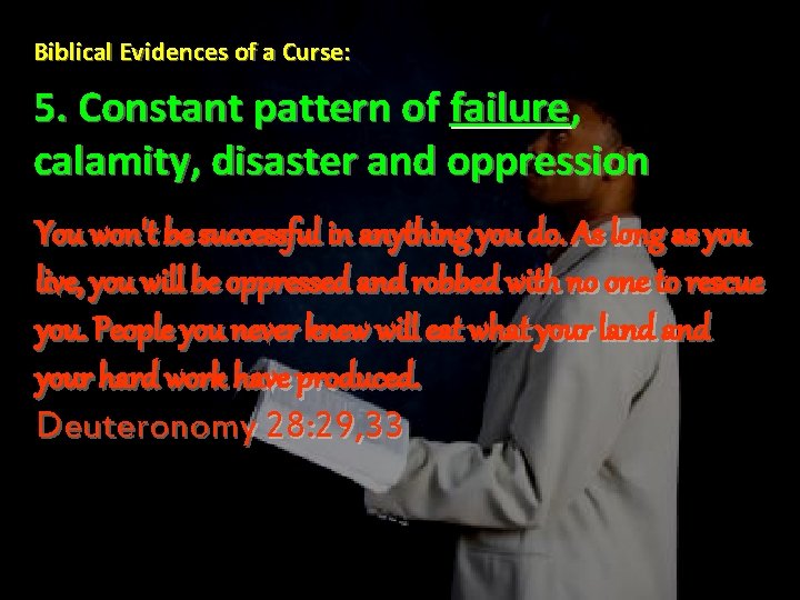 chapter 5 Victory Over GENERATIONAL CURSES Praise be