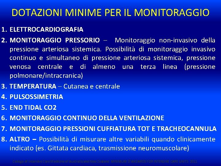 IL MONITORAGGIO DEL MALATO RESPIRATORIO Dr Francesco Fabiano