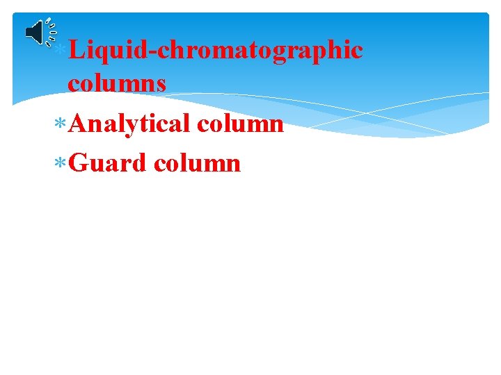 Instruments for liquid chromatography Mobilephase reservoirs and solvent