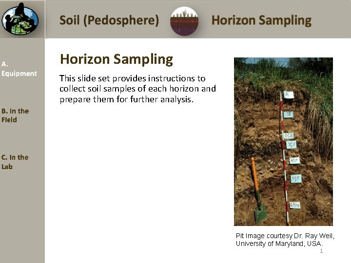 Horizon Sampling This slide set provides instructions to