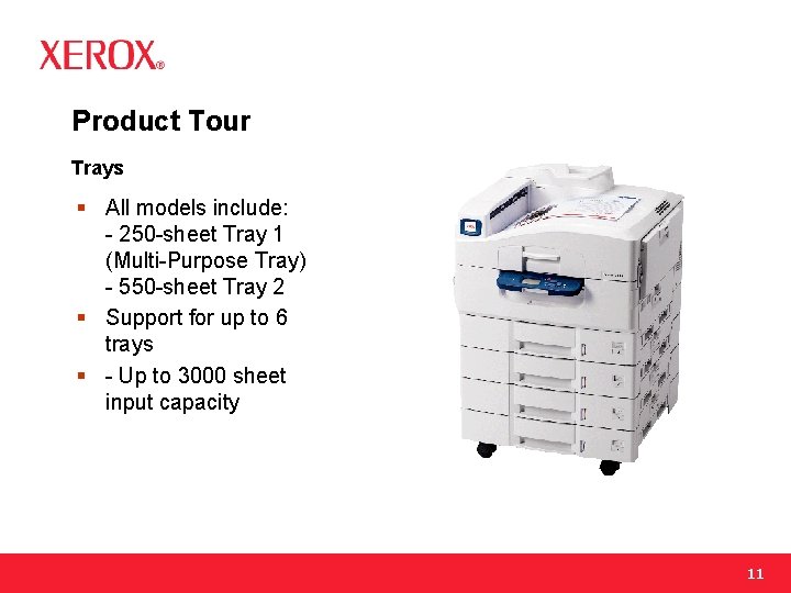 Phaser 7400 Product Overview 1 Product Overview Key