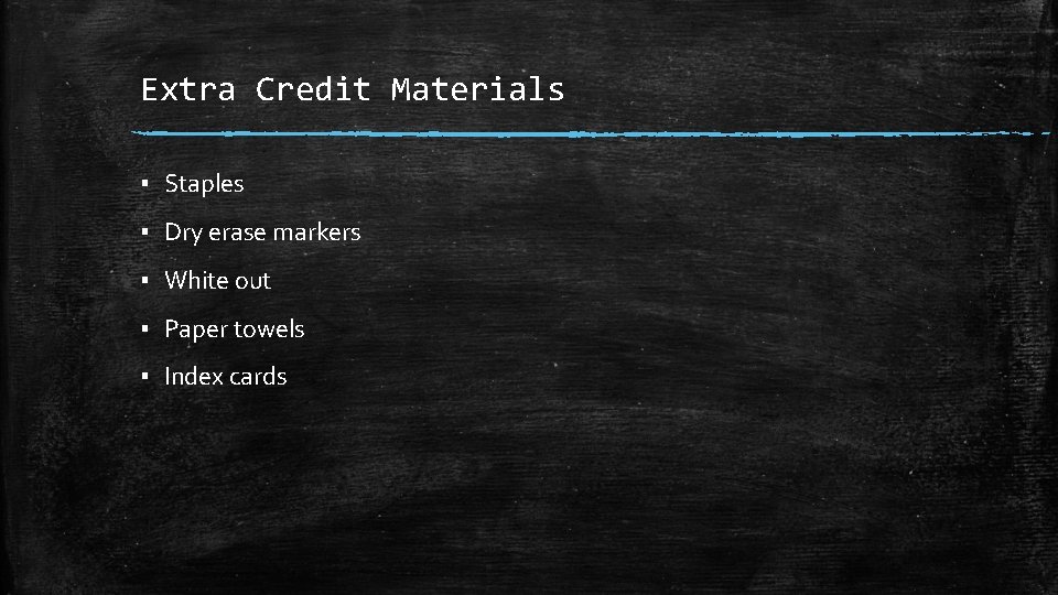 Ms Garcias English I class Distribution of miscellaneous