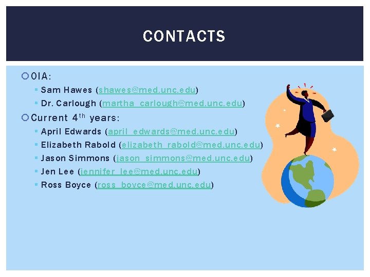 3 RD AND 4 TH YEAR OPPORTUNITIES ABROAD