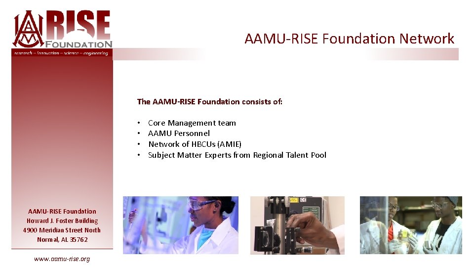 The Alabama AM Research Innovation Science and Engineering