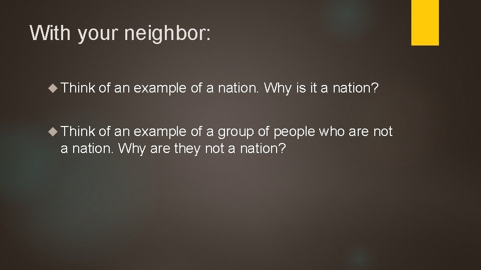 Warm Up Make a Unit 3 title page