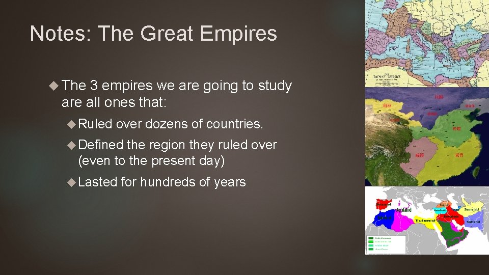 Warm Up Make a Unit 3 title page