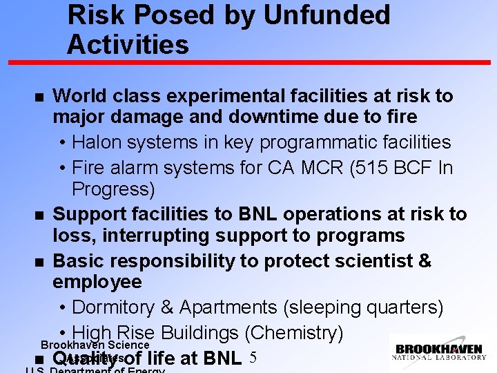Site Fire Protection Planning Committee Presented by Joe