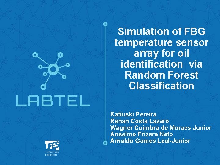 Simulation of FBG temperature sensor array for oil
