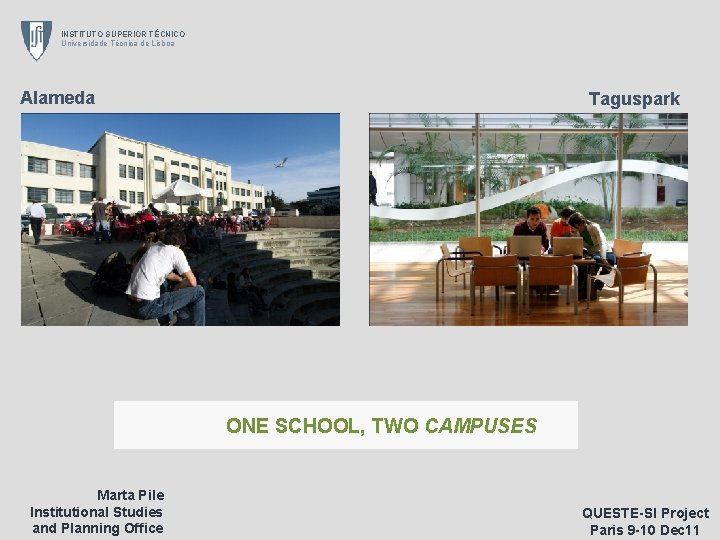 INSTITUTO SUPERIOR TCNICO Universidade Tcnica de Lisboa Alameda