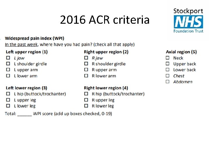 Managing fibromyalgia in Stockport Jayne Little Rheumatology Consultant