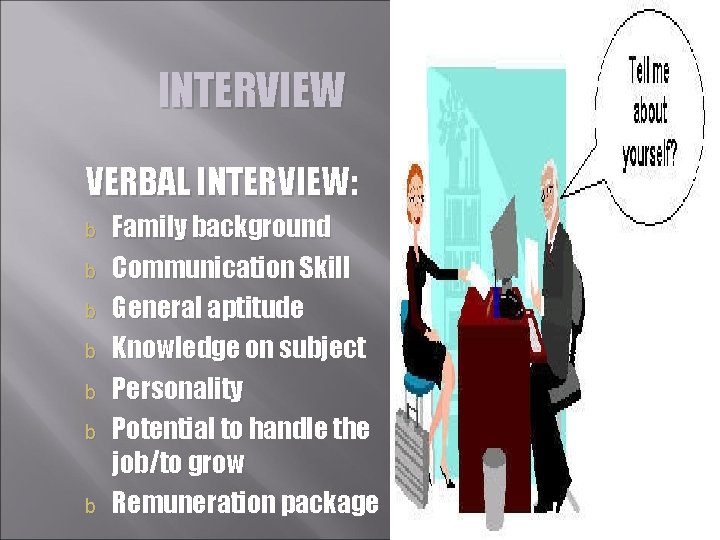 HOW TO FACE AN INTERVIEW By Dr R