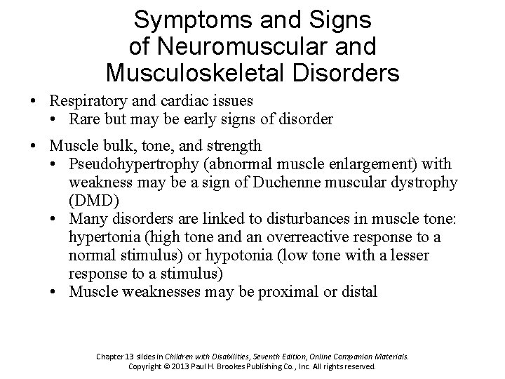 Chapter 13 Muscles Bones and Nerves Chapter 13