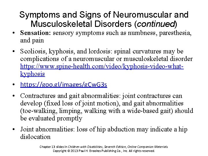 Chapter 13 Muscles Bones and Nerves Chapter 13