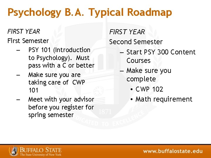 Class of 2020 Psychology Majors and Families Welcome