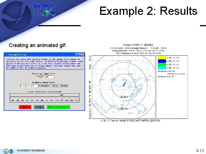 HANDSON EXERCISES Part 3 Basic Dispersion Simulations PCHYSPLIT