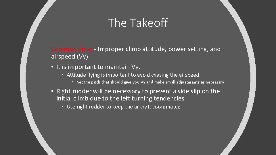 Normal and Crosswind Takeoffs Private Pilot Curriculum Stephen