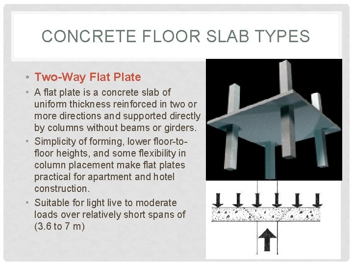 ARCH 205 BUILDING CONSTRUCTION FLOOR ROOF SYSTEMS UPPER