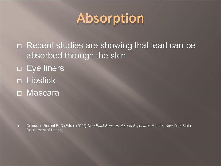 Childhood LeadBased Poisoning Albert Knapp MPH Student Walden