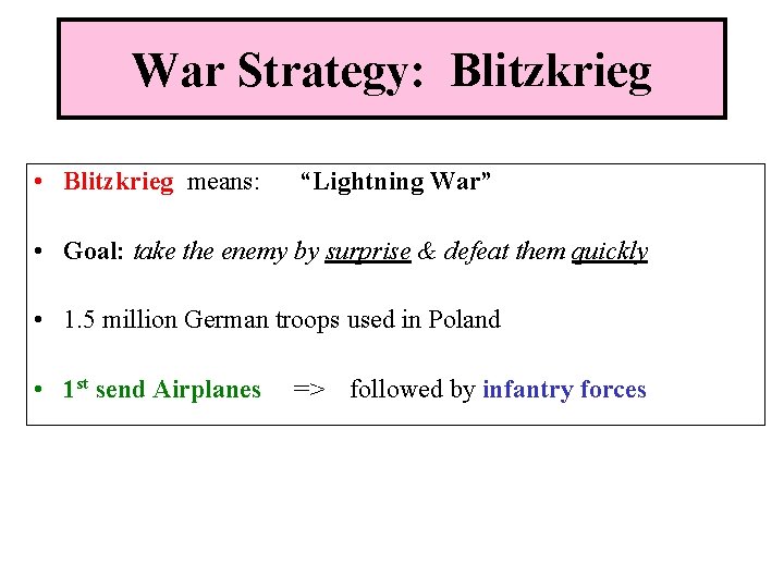 World War II Begins World War II Begins