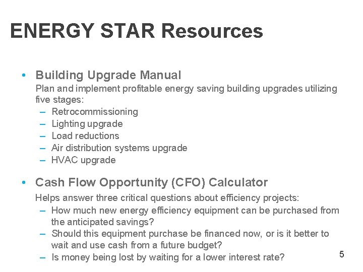 Introduction to Commercial Building Energy Efficiency through EPAs