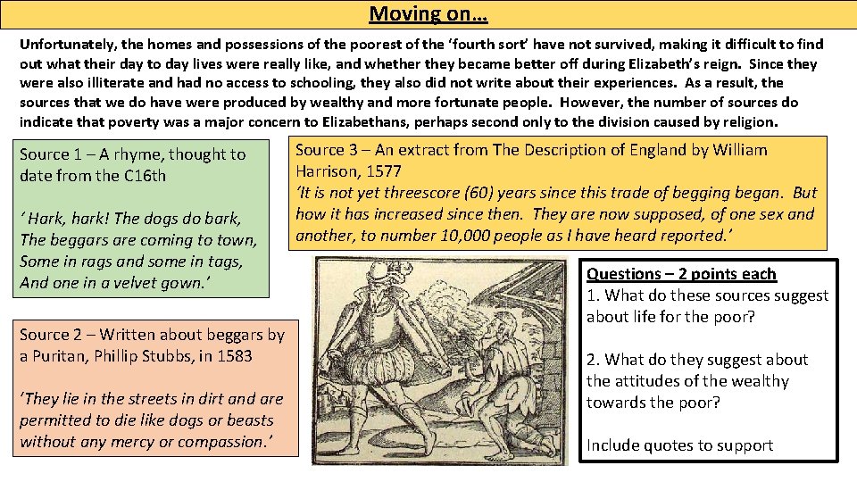 Lesson 20 over two lessons The Problem of