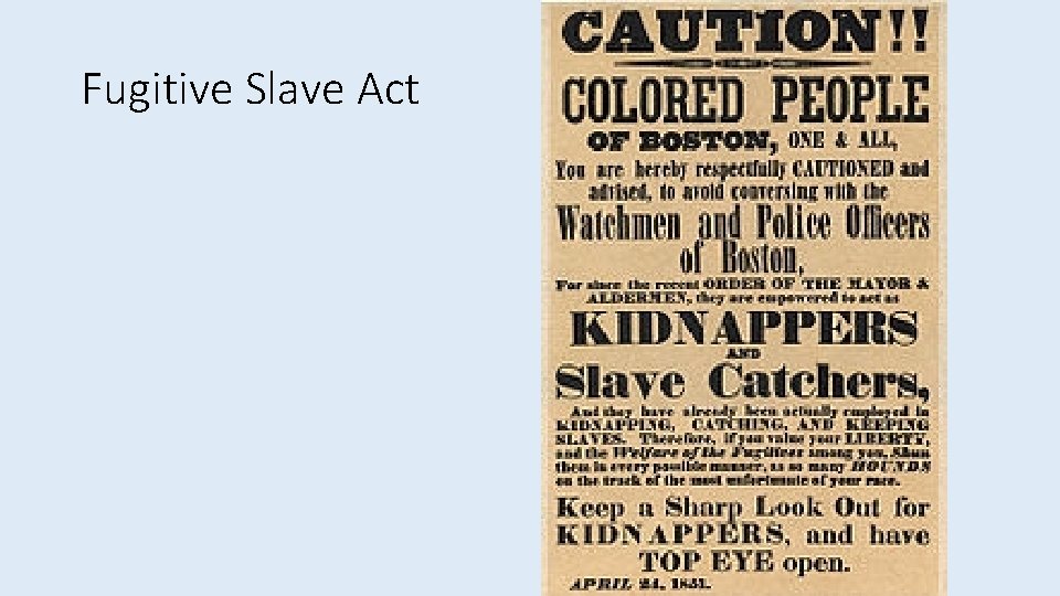 Causes of the Civil War Chapter 10 Review