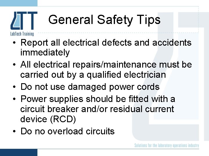 OHS Sustainable Work Practices Electrical Safety Andrea F