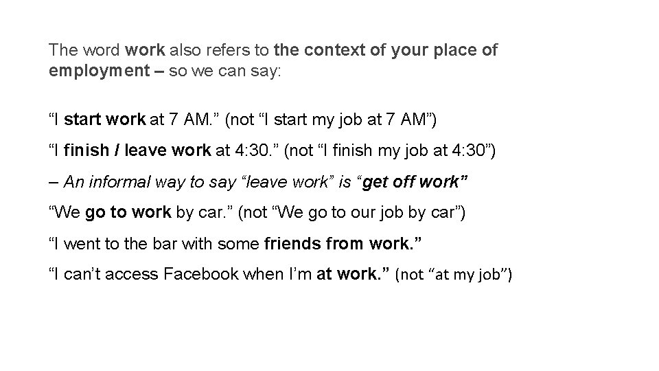 Difference between job work and career A lot