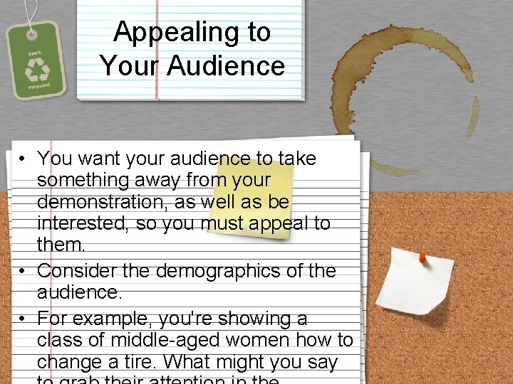 The Demonstrative Speech Presented by Ms Bobo What