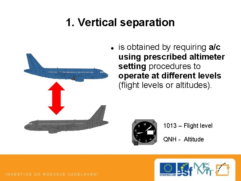 Basic of Separation minima STRUCTURE 1 Division of