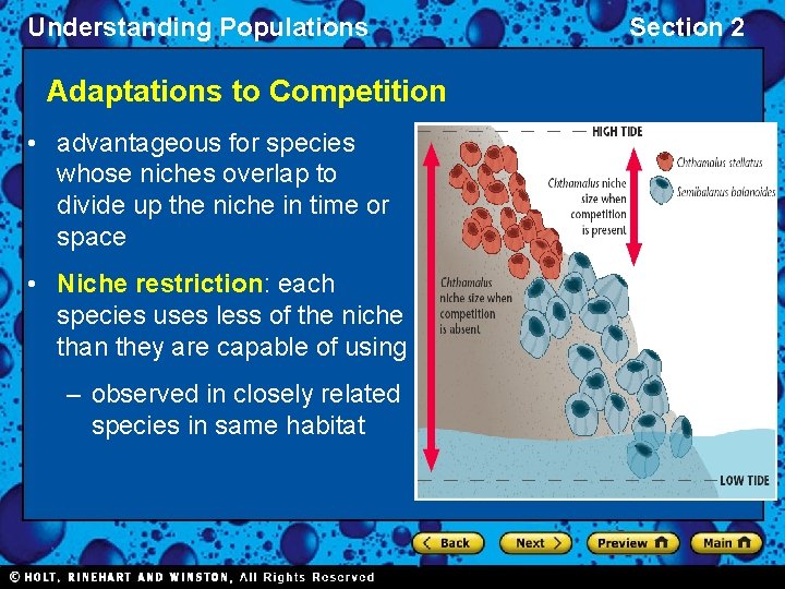 Understanding Populations Section 2 Objectives Explain the difference