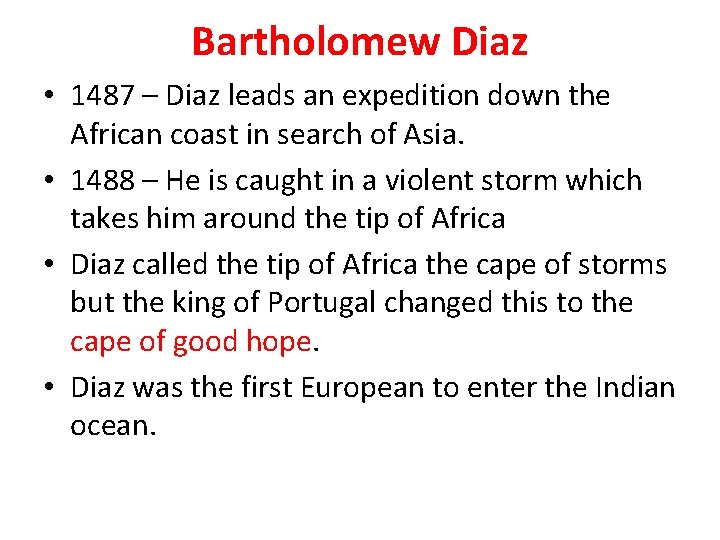 Age of exploration 1400 1750 Before the explorations