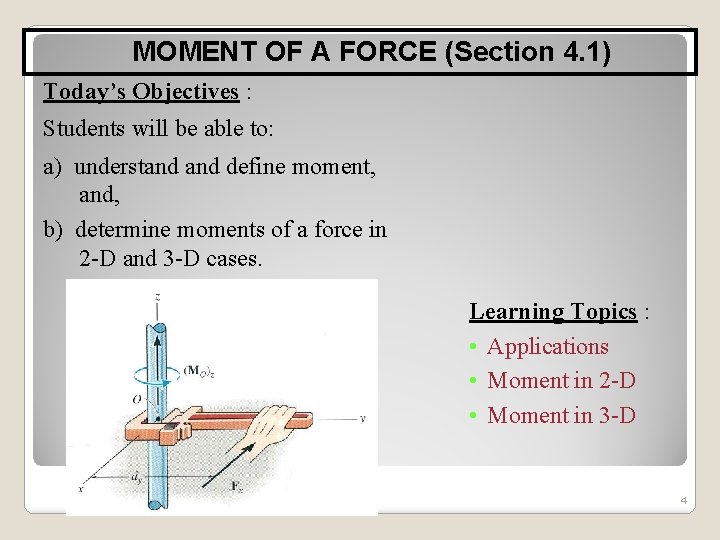 Engineering Mechanics STATICS PDT 181 Lecture 09 By