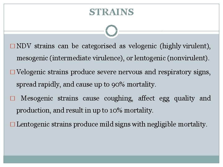 NEWCASTLE DISEASE RANIKHET DISEASE INTRODUCTION Notifiable disease Avian