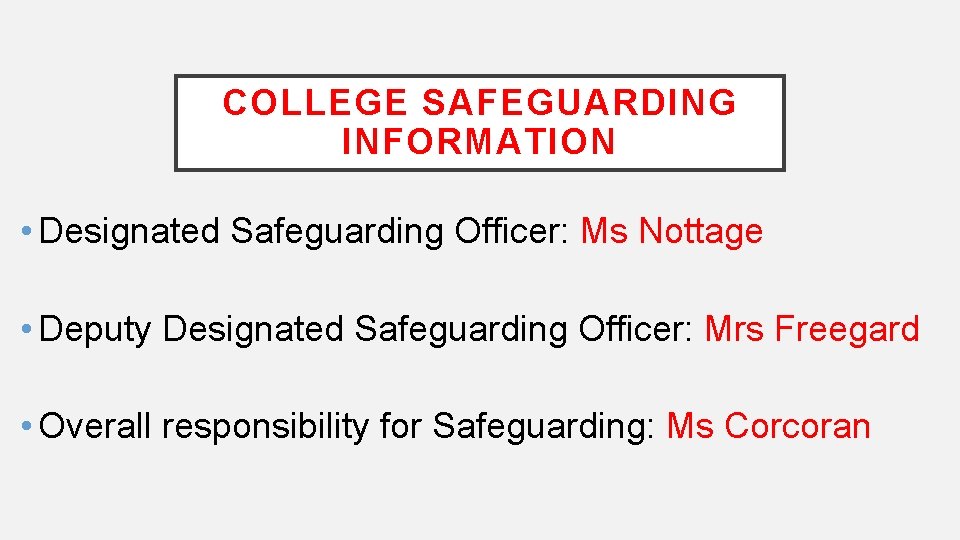 SAFEGUARDING ASSEMBLY KEY INFORMATION TO KEEP YOU SAFE