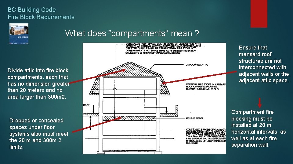 BC BUILDING CODE Disclaimer Presentation has not been