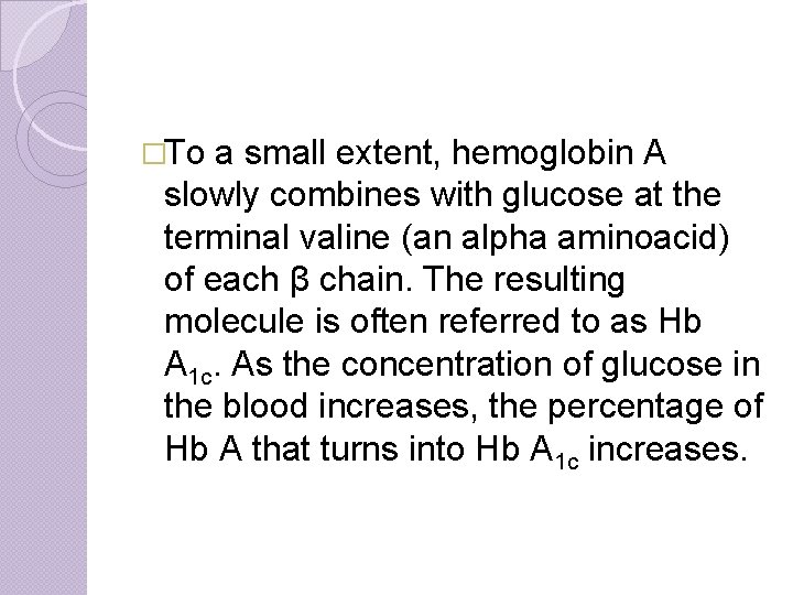 TYPES OF HEMOGLOBINS HEMOGLOBINOPATHIES BIOCHEMISTRY DR AMINA TARIQ