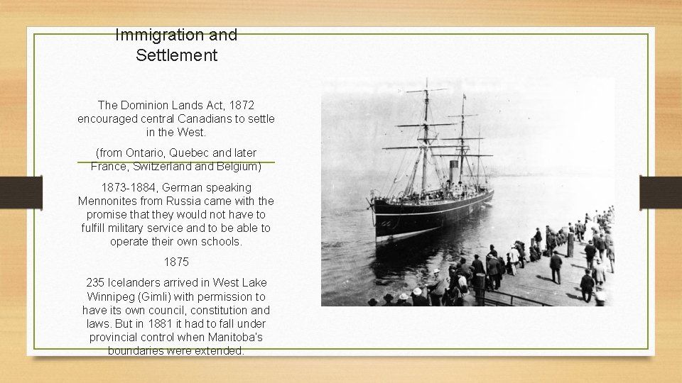 PostConfederation Life Chapter 8 Canada from Sea to