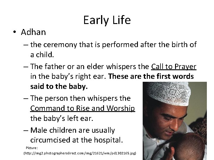 Muslim Rites of Passage Observances and Symbols Adhan