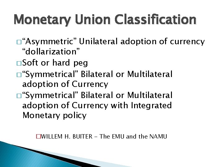 East Asian Monetary Union The good the Bad