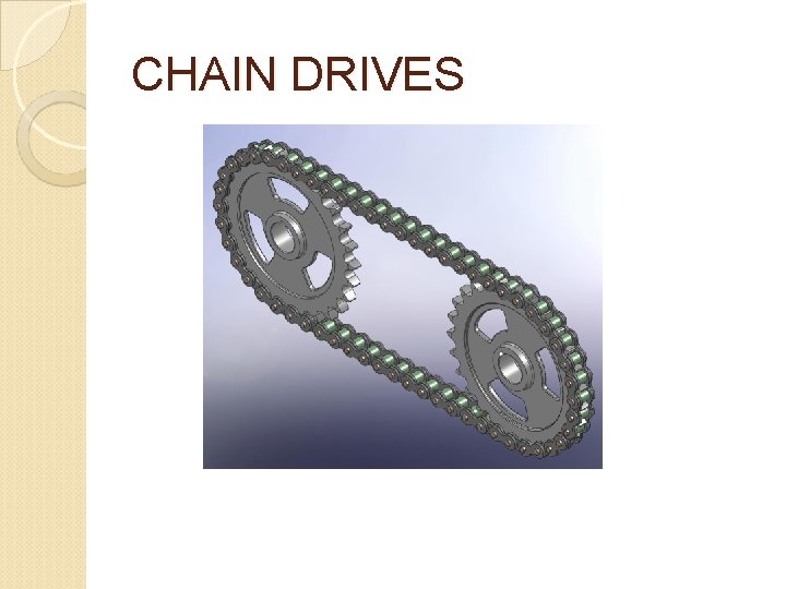CHAPTER 2 Power transmission rotational power Belt drives