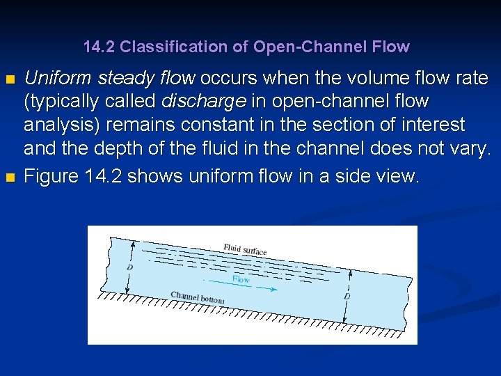 EAT 213 FLUID MECHANICS AND HYDRAULICS WEEK 12