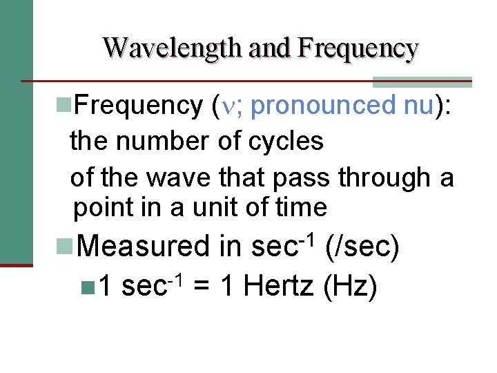 Electronic Structure and the Periodic Table Unit 6