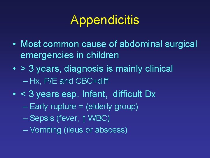 Abdominal Emergencies in Pediatric Ayman AlJazaeri Pediatric Surgery