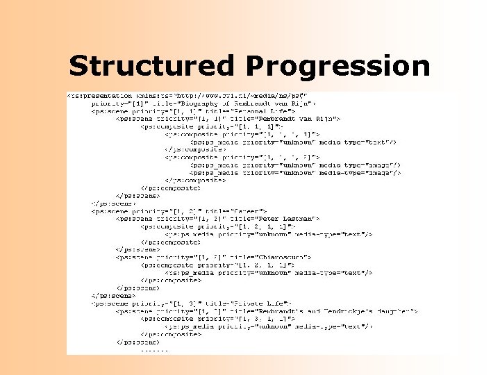 Transforming Abstract Document Structure to a Hypermedia Presentation