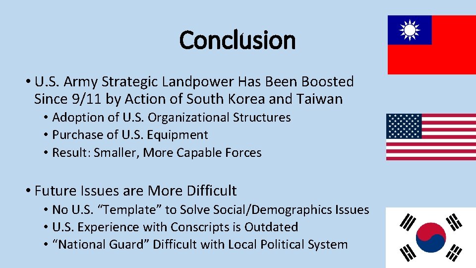 U S Landpower in East Asia Building Allied